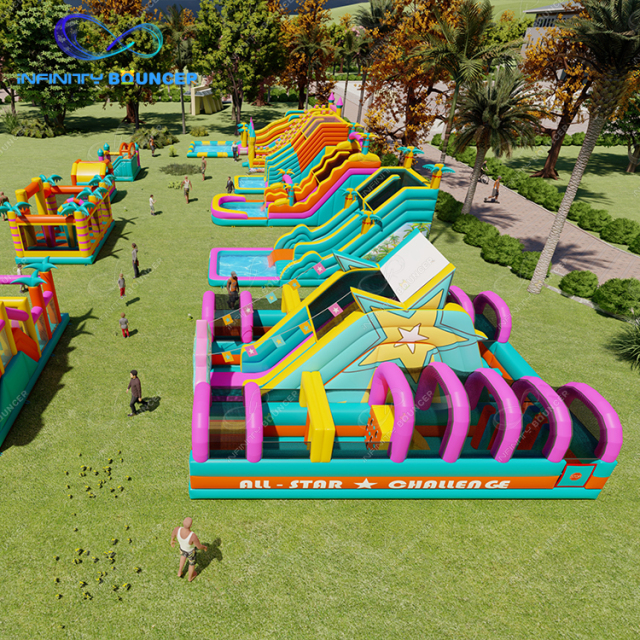 One Stop Solution Inflatable Amusement Park Outdoor Playground Combo