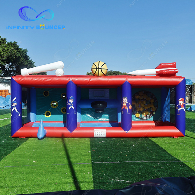 Inflatable Sports Basketball Shooting Multi-function Combination Game