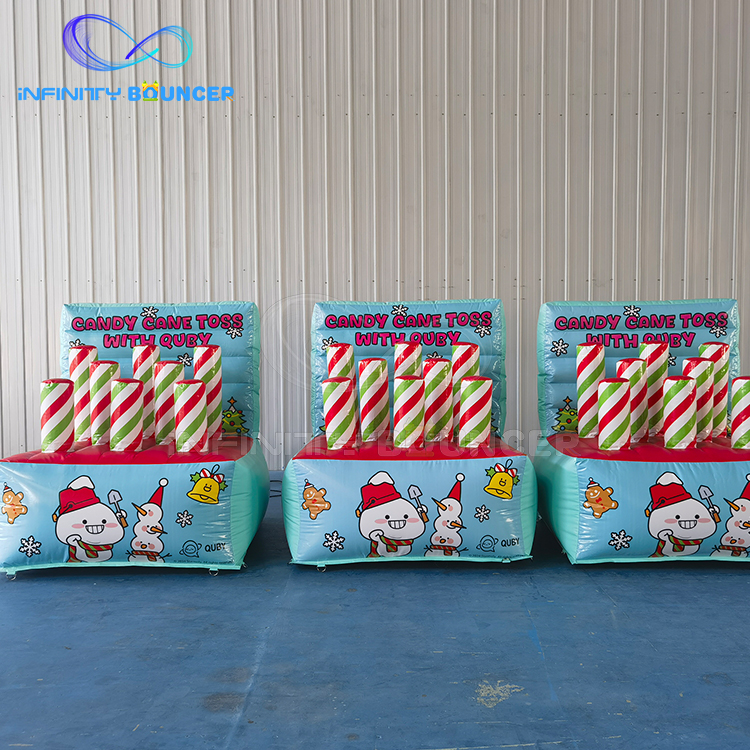 Interactive Christmas Inflatable Throw The Circle Toss Ring Sports Game