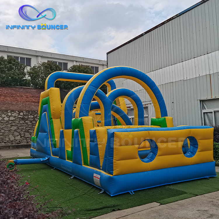 Factory Price Obstacle Tunnel Kids Challenge Games Inflatable Obstacle Course