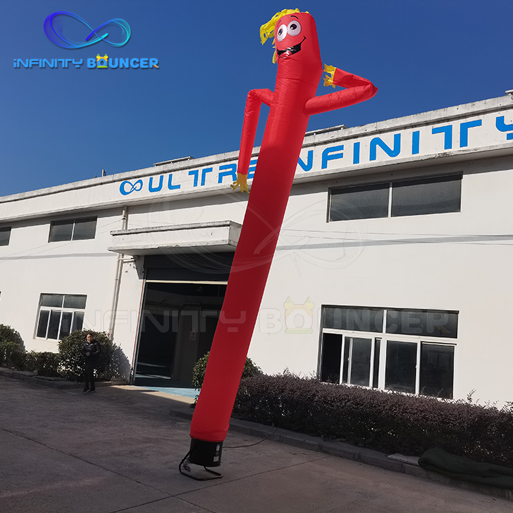 Inflatable Dancing Tube Man Red Inflatable Air Dancer Inflatable Clown ...