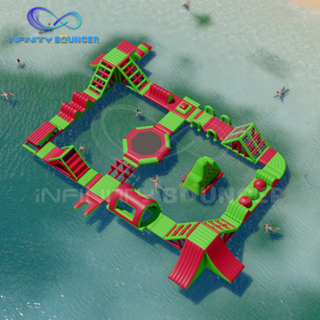 Customized Inflatable Floating Water Parks Aqua Park Game Obstacle ...