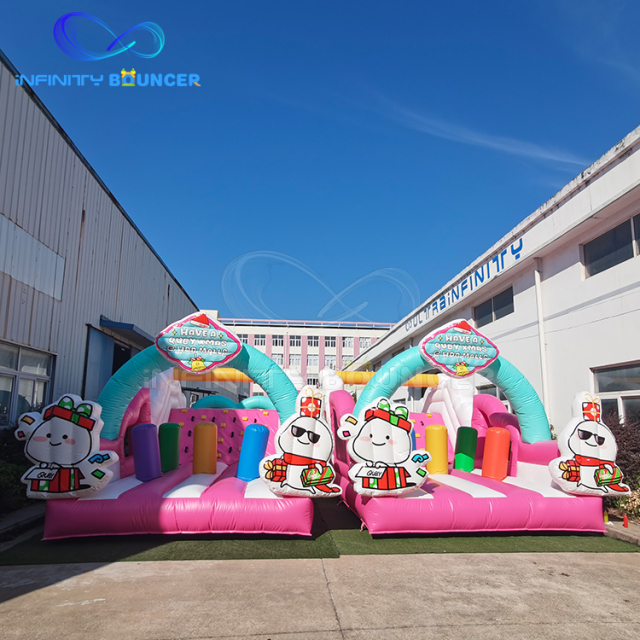 Inflatable Obstacle Course丨Mini Inflatable Adventure丨Infinity Bouncepark