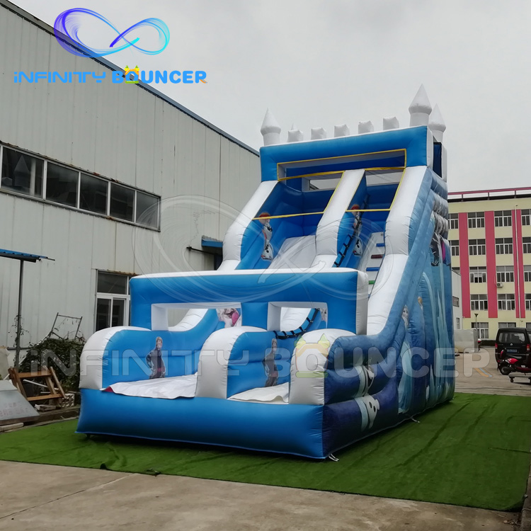 Frozen Theme Inflatable Land Slide | Backyard, Rental & Theme Parks ...