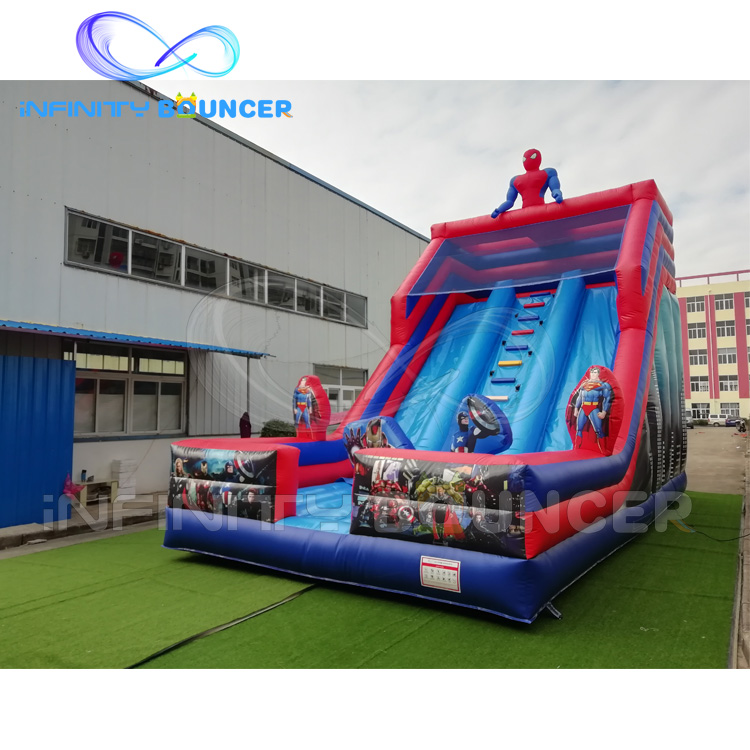 Avengers Inflatable Land Slide | Backyard, Rental & Theme Parks | Infinity Bouncer