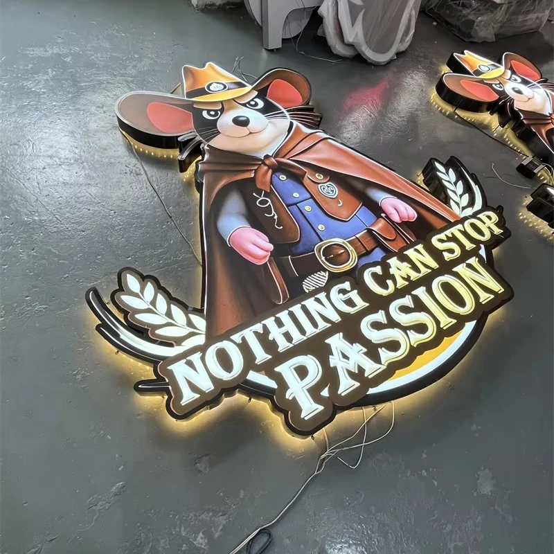 Commercial Metal-Framed Backlit Channel Letters - High Brightness Shop ...