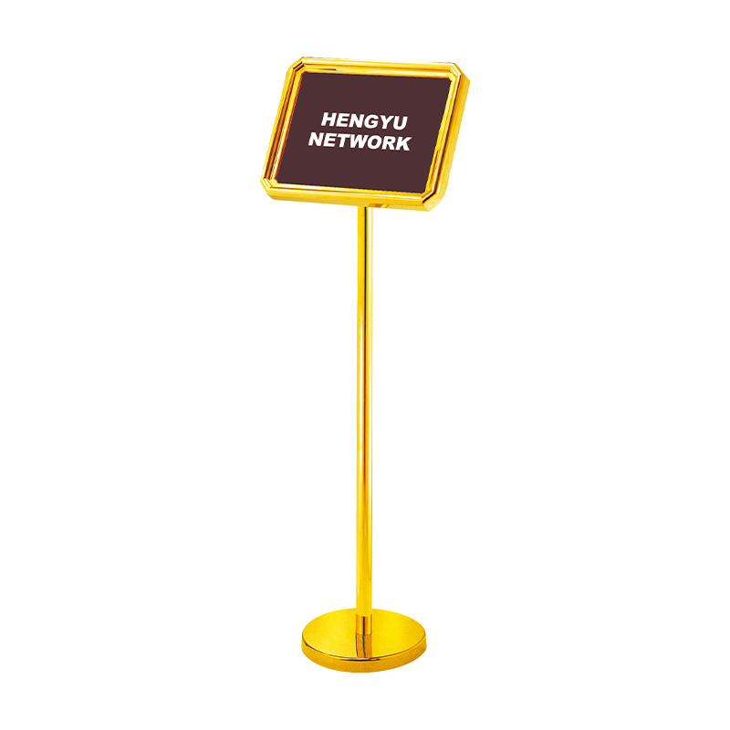 Rounded Flat Bottomed Display Sign Stand