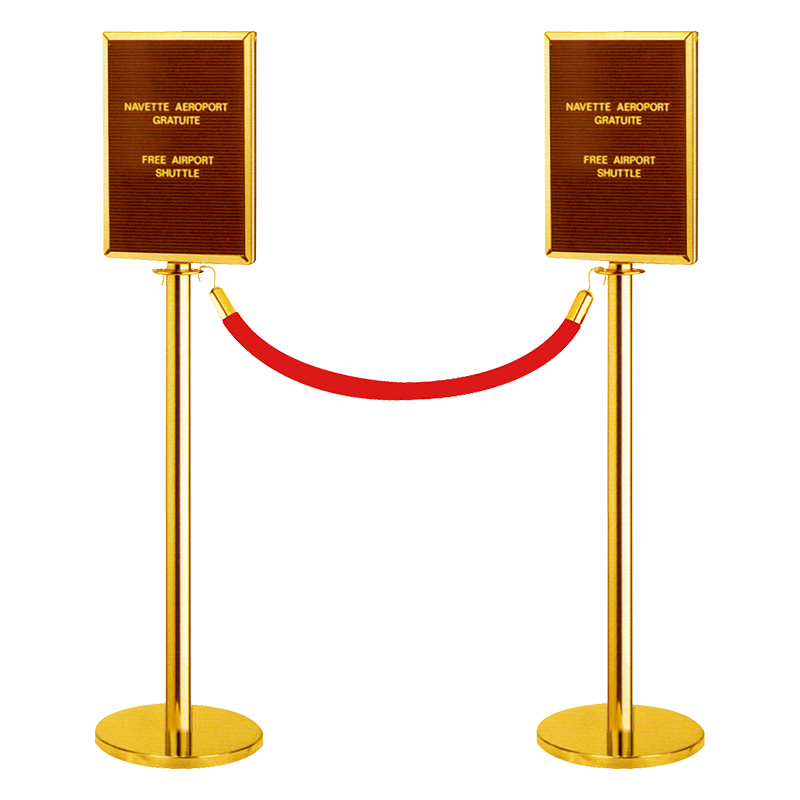 Guardrail Seat Indicator Sign