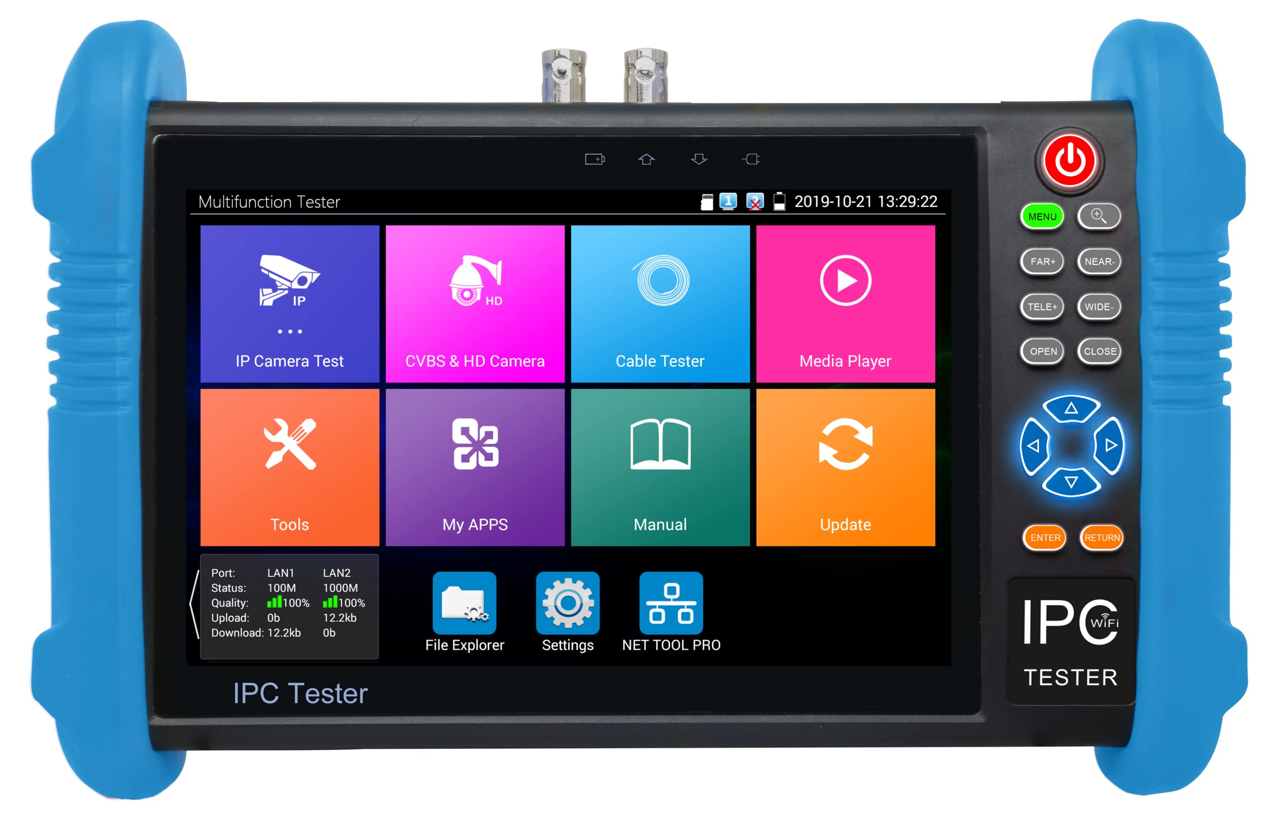 Anpviz IP Camera Tester CCTV Tester, 7 Inch Touch Screen H.265 4K AHD ...