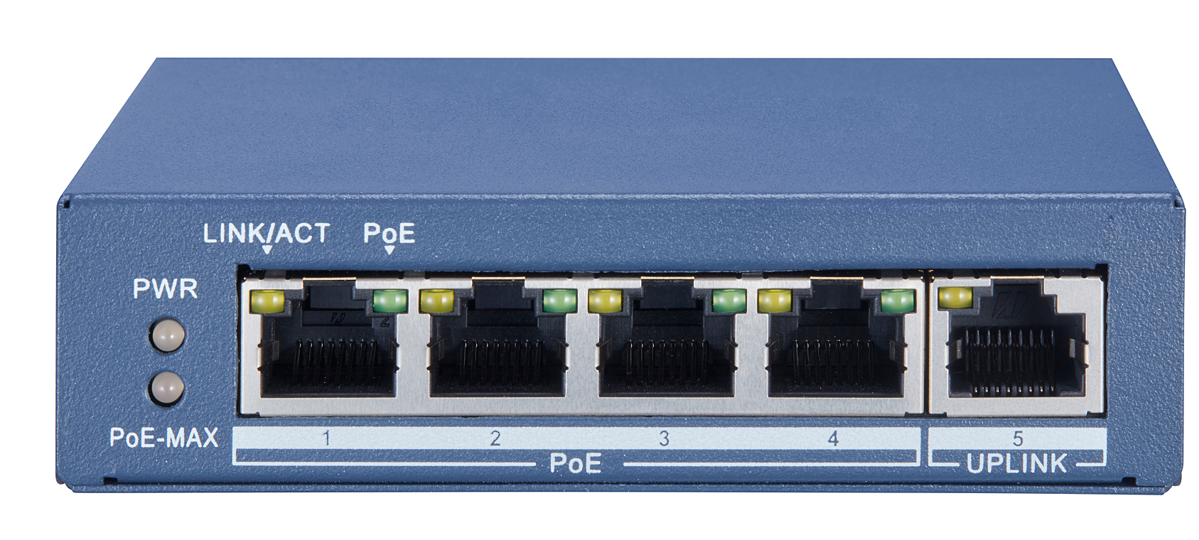 Anpviz PoE Switch, 4ch Gigabit PoE Swtich, Unmanaged, 4 Gigabit PoE ...
