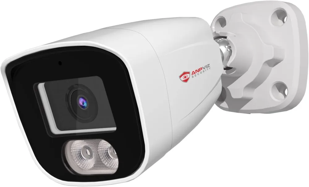 Anpviz 6MP PoE IP Bullet Camera with Microphone/Audio, IP Security ...