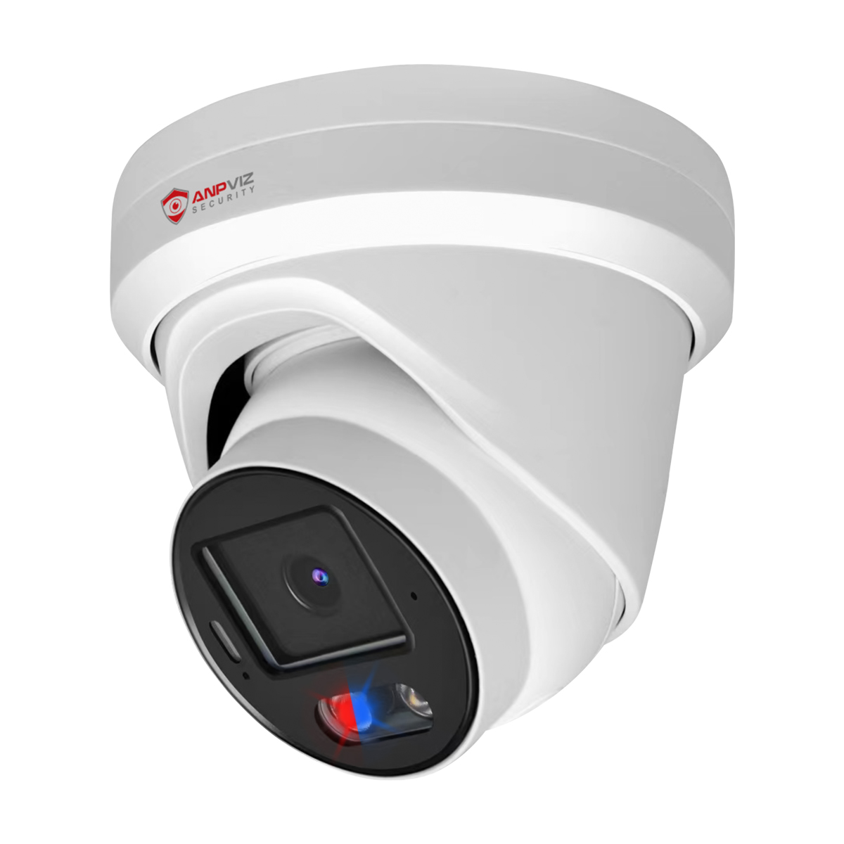 6MP IP Camera Security Bullet POE Outdoor Camera Smart Red and Blue ...