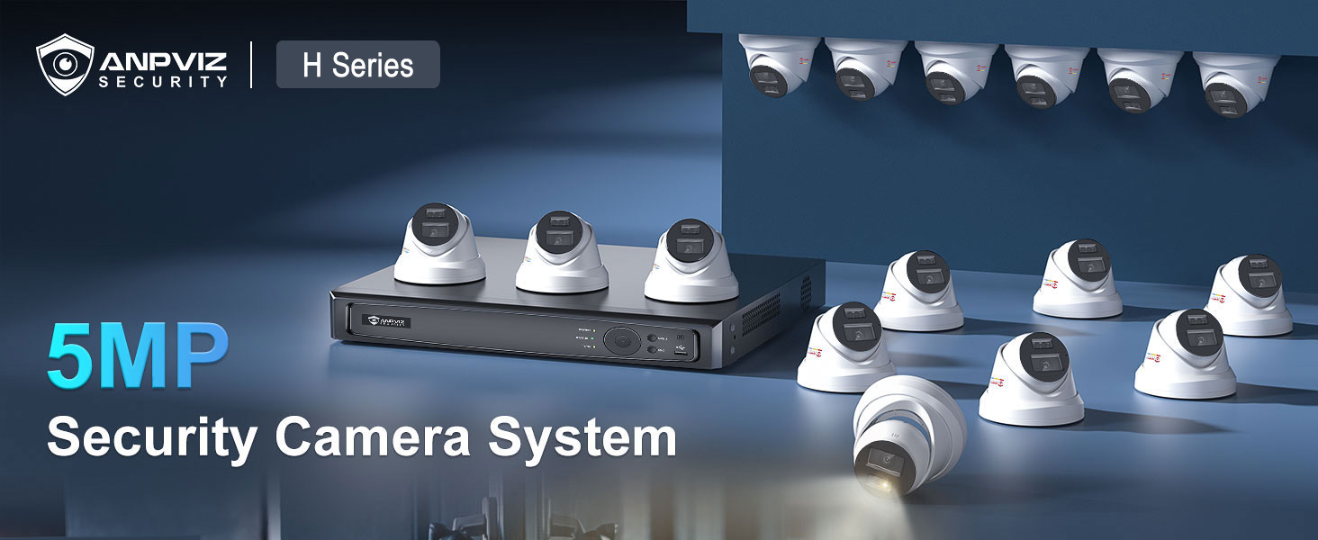 Anpviz 16CH PoE Security Camera System with Human/Vehicle Detection ...