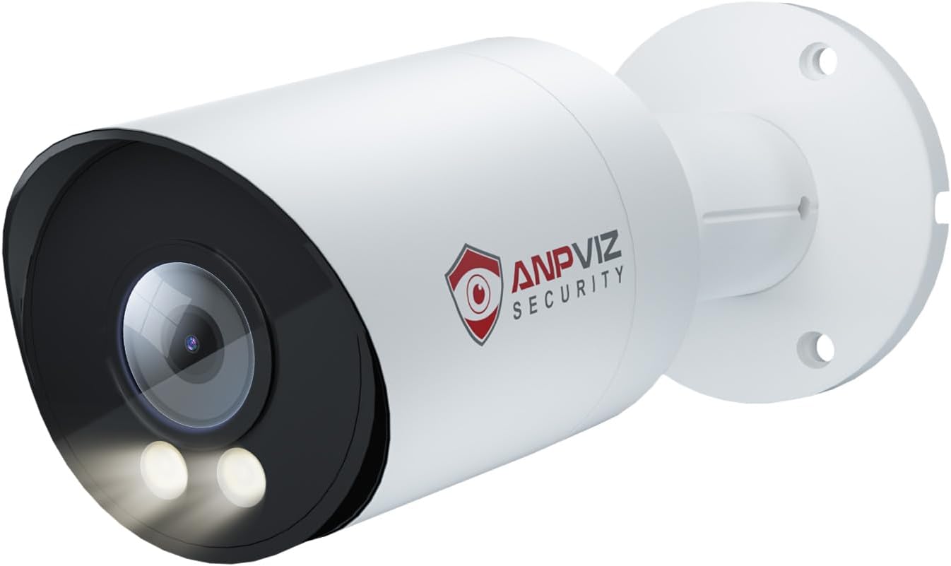 6Mp Bullet Camera Smart Dual Light AI Human Vehicle Detection Audio IR ...