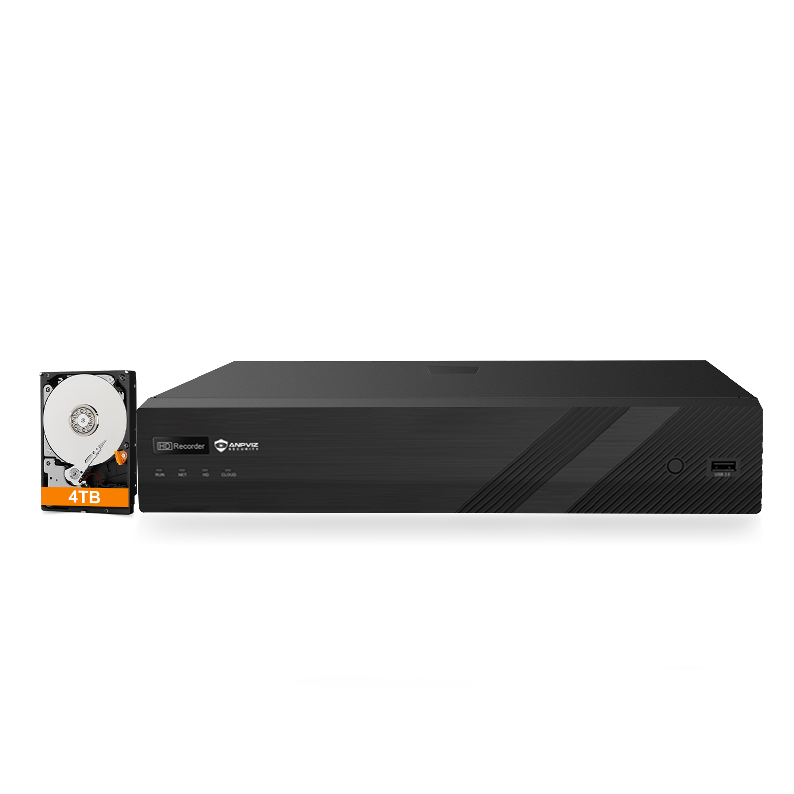 Anpviz 4K 16CH PoE NVR Network Video Recorder Pre-Installed 4TB HDD ...