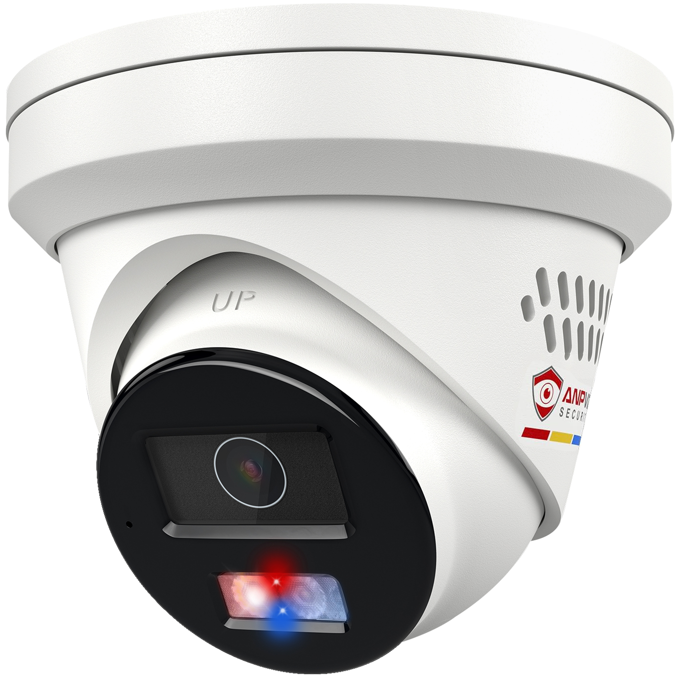Anpviz 5MP PoE IP Camera, Strobe Red & Blue Light and Audio Alarm ...