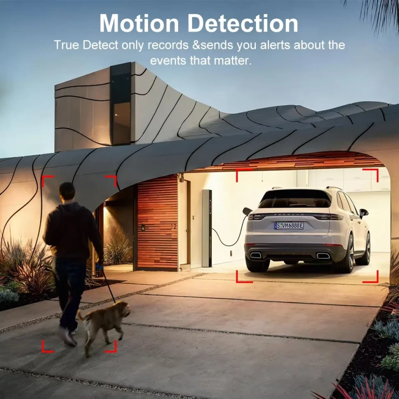 4MP POE IP Camera Outdoor Bullet Human/Vehicle Detection VCA License ...