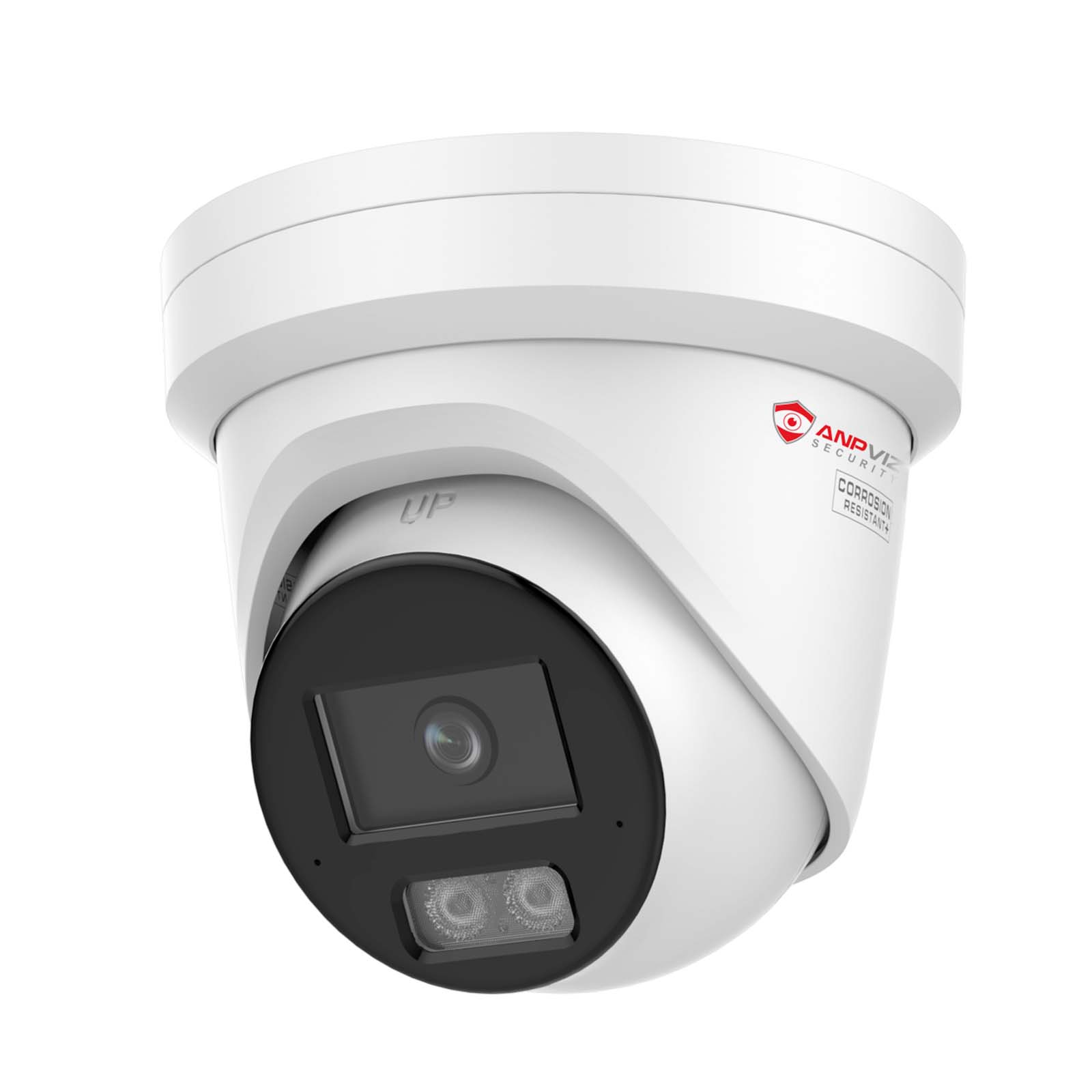 Anpviz 8MP AISP ColorVu Pro Fixed IP Camera POE Turret Security Camera ...