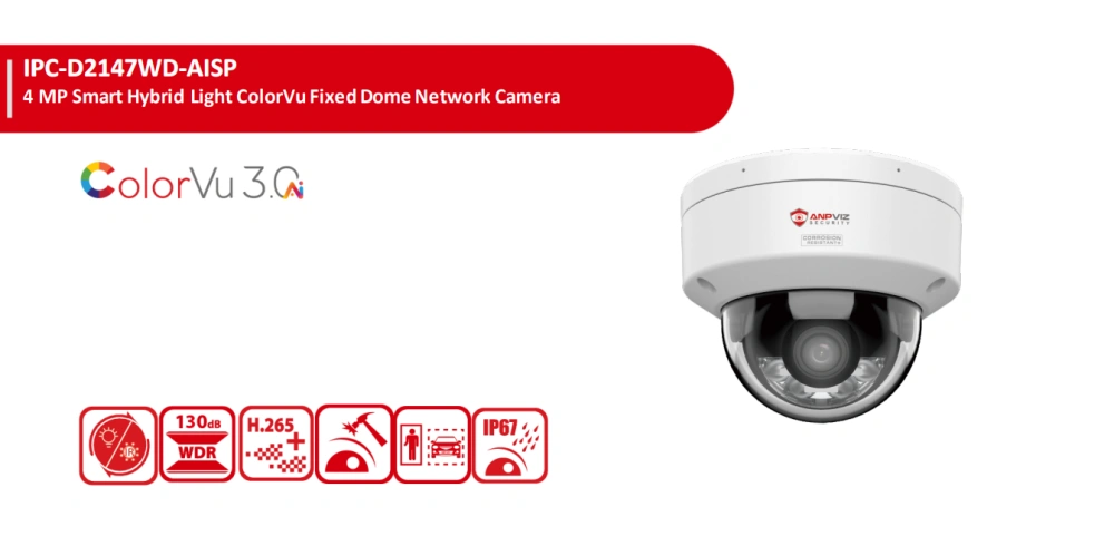 Anpviz AI ISP ColorVu IP Camera 8MP Full Color Dual-Array Mic VCA3.0 ...