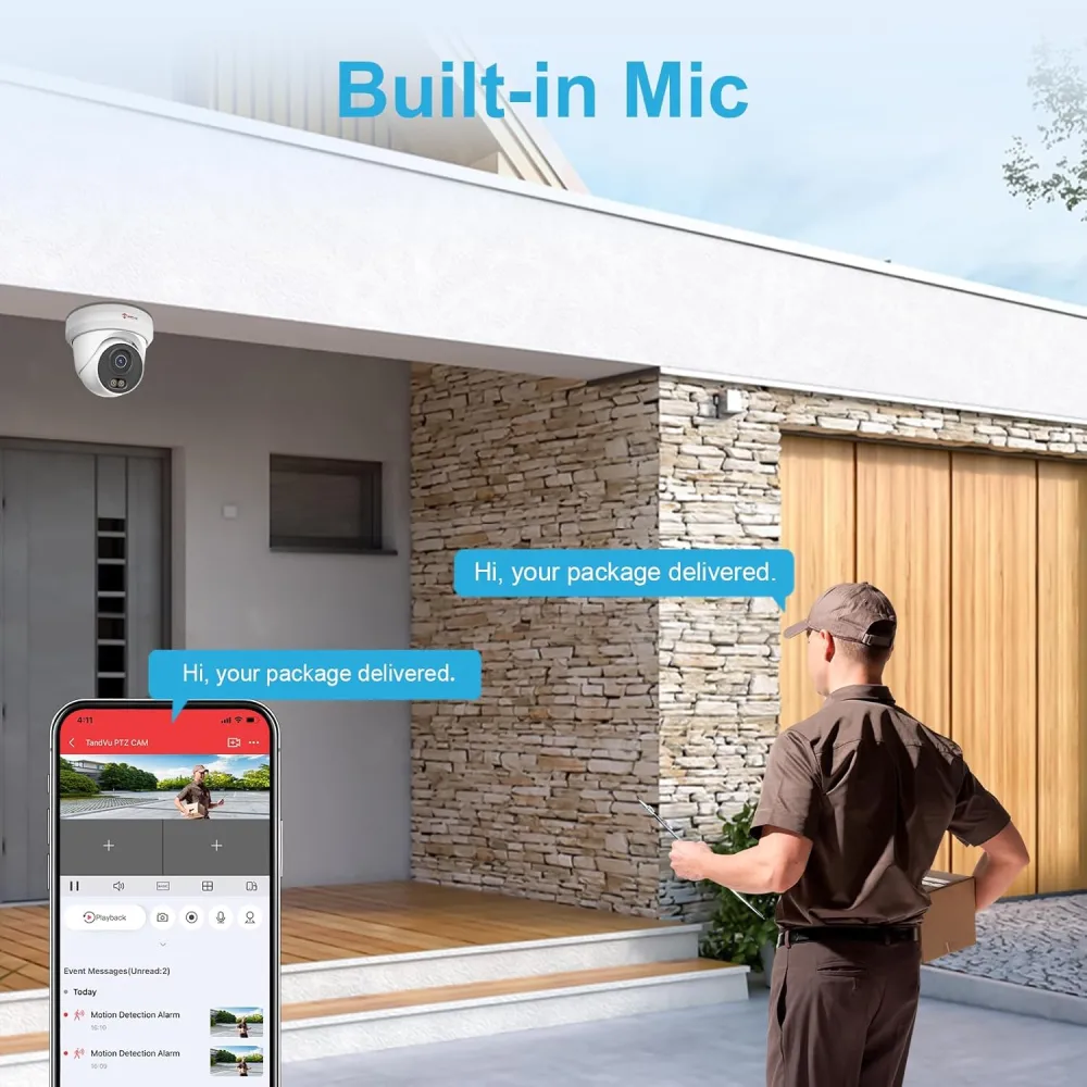 Anpviz 6MP Outdoor Security Camera Smart color night vision POE Camera ...