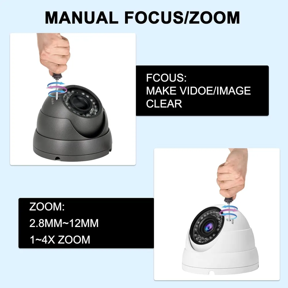 USA Only Anpviz Analog CCTV Camera 1080P HD 4-in-1(TVI/AHD/CVI/960H ...