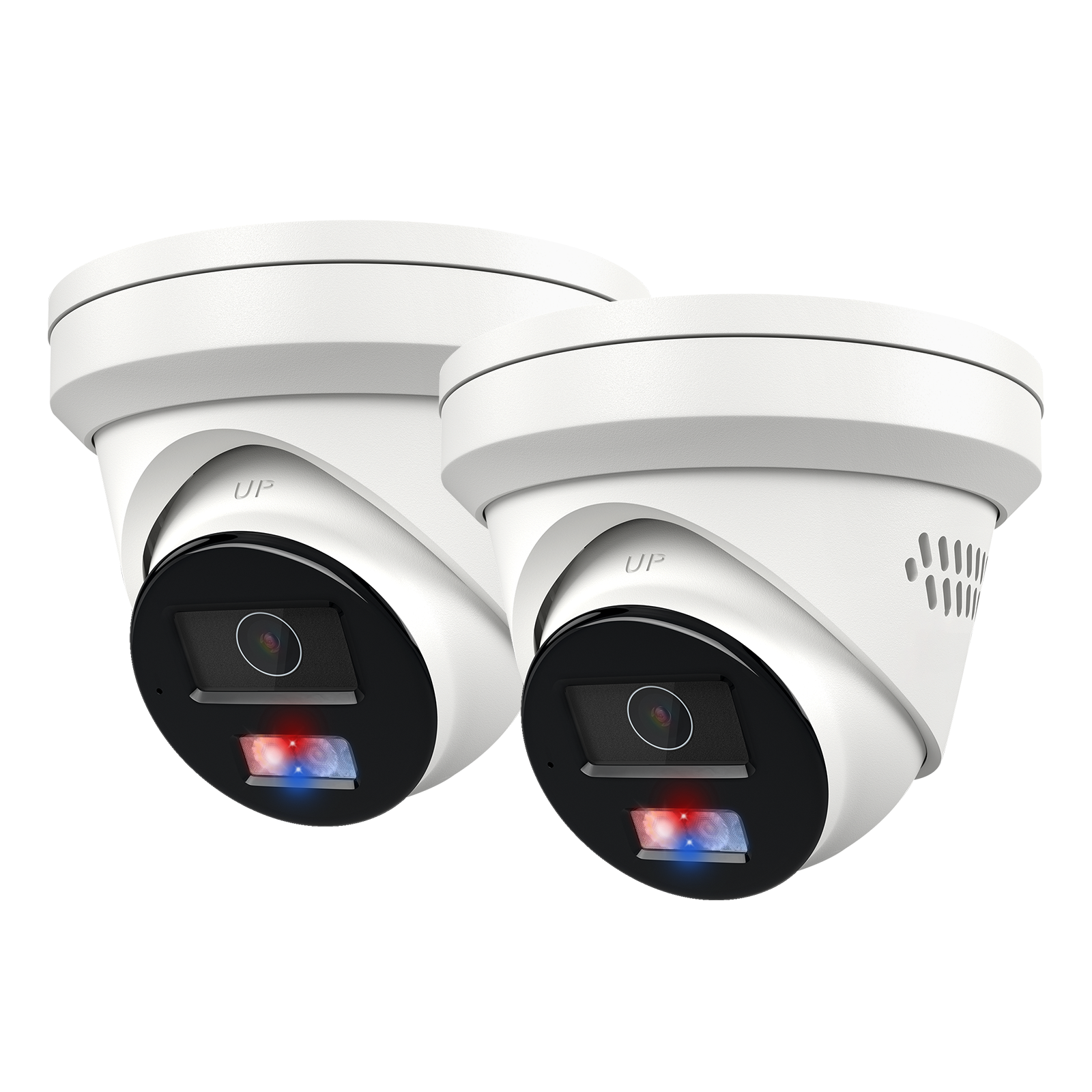 USA Only Anpviz 2PCS 8MP PoE IP Camera, Active Deterrence Strobe Red ...