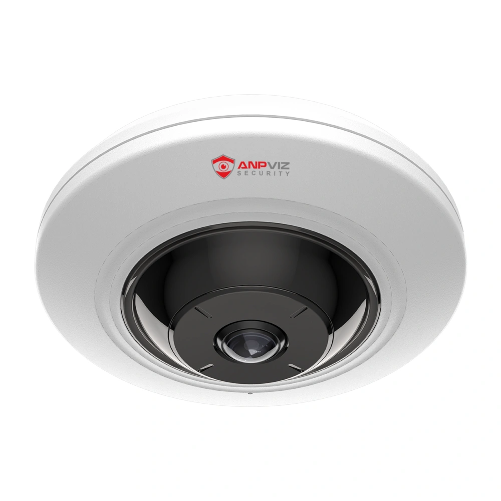 USA Only Anpviz Fisheye PoE IP Camera Indoor, Perimeter Protection, 360 ...