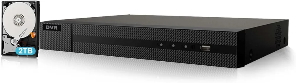 USA Only Anpviz H.265+ 3K Lite CCTV DVR 8 Channel with AI Motion ...