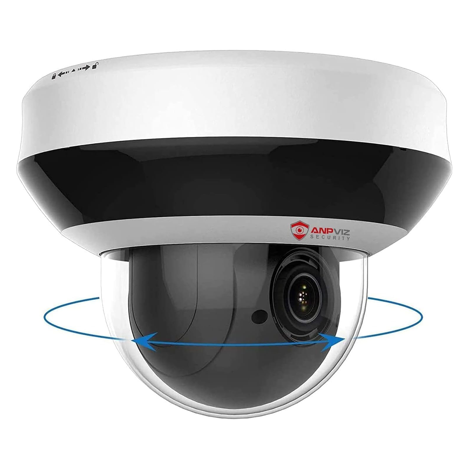Anpviz USA Only 4MP PTZ PoE Camera with VCA Perimeter Protection
