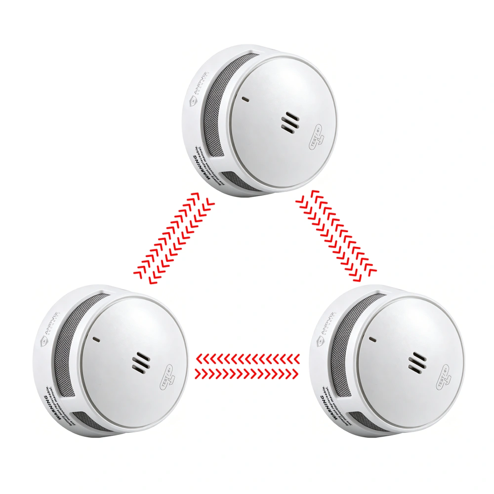 Smoke Detectors & Fire Alarms, 10-Year Battery Wireless Interconnected ...