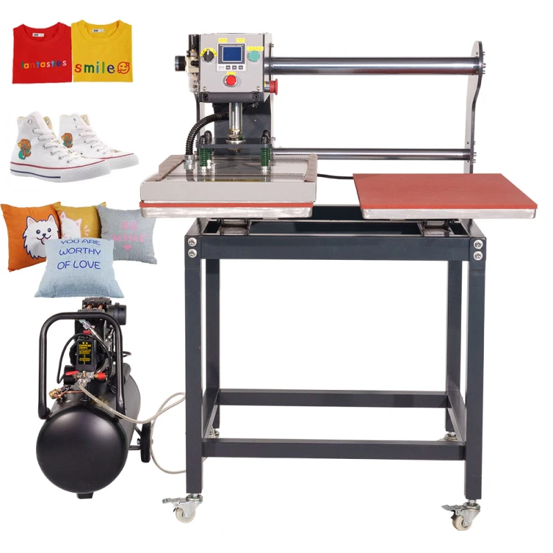 Dual station heat press machine