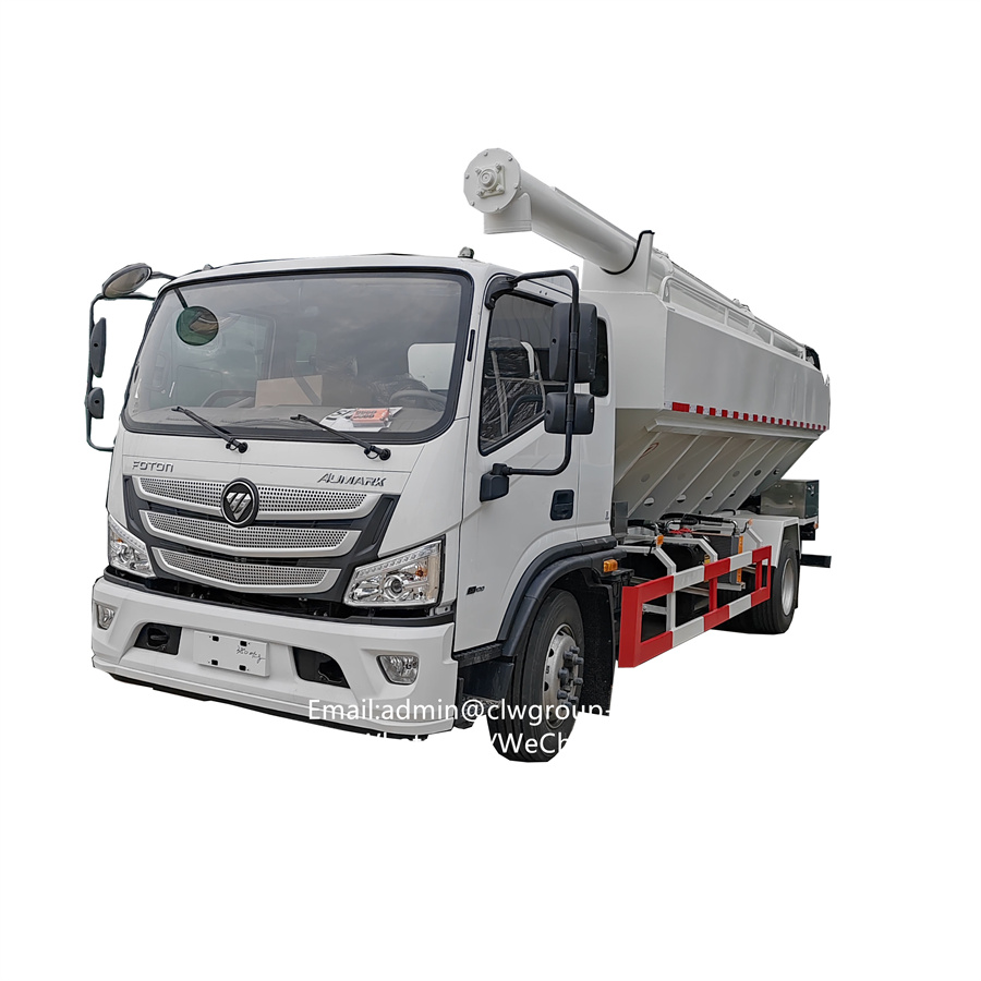 Foton 12m3 6tons livestock chicken cow food auger feed truck