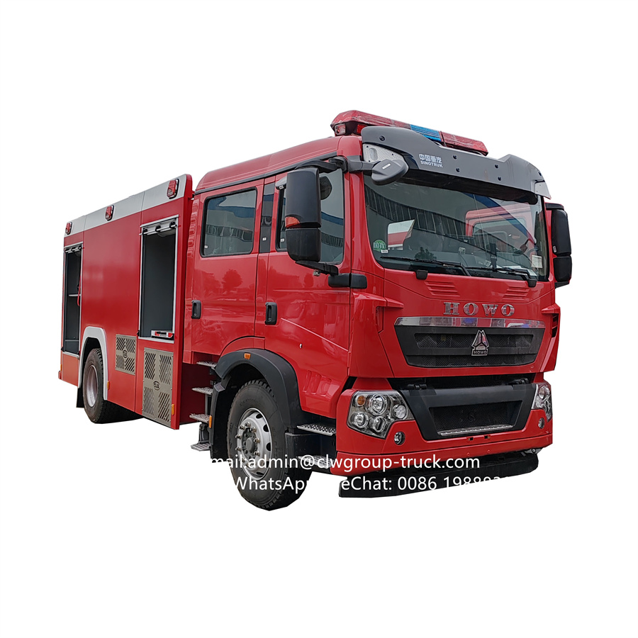 Sinorturk howo rescue foam firefighting engine water fire truck