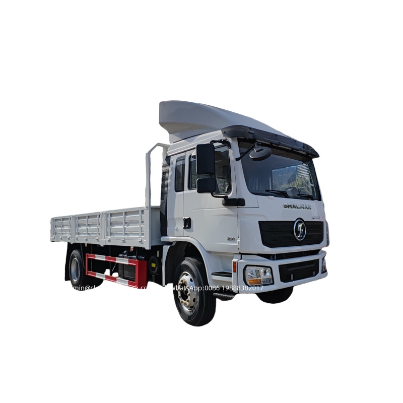 Shacman 4x2 6 wheeler 10tons moving dropside goods delivery 15ft lorry