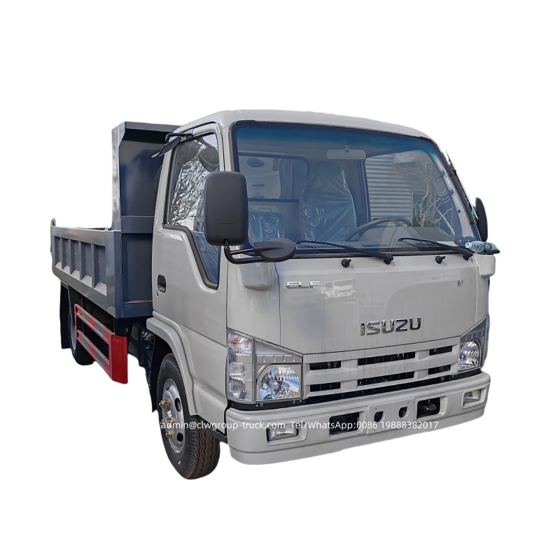hydraulic truck tippers isuzu 6 wheel 3tons volume capacity dumper