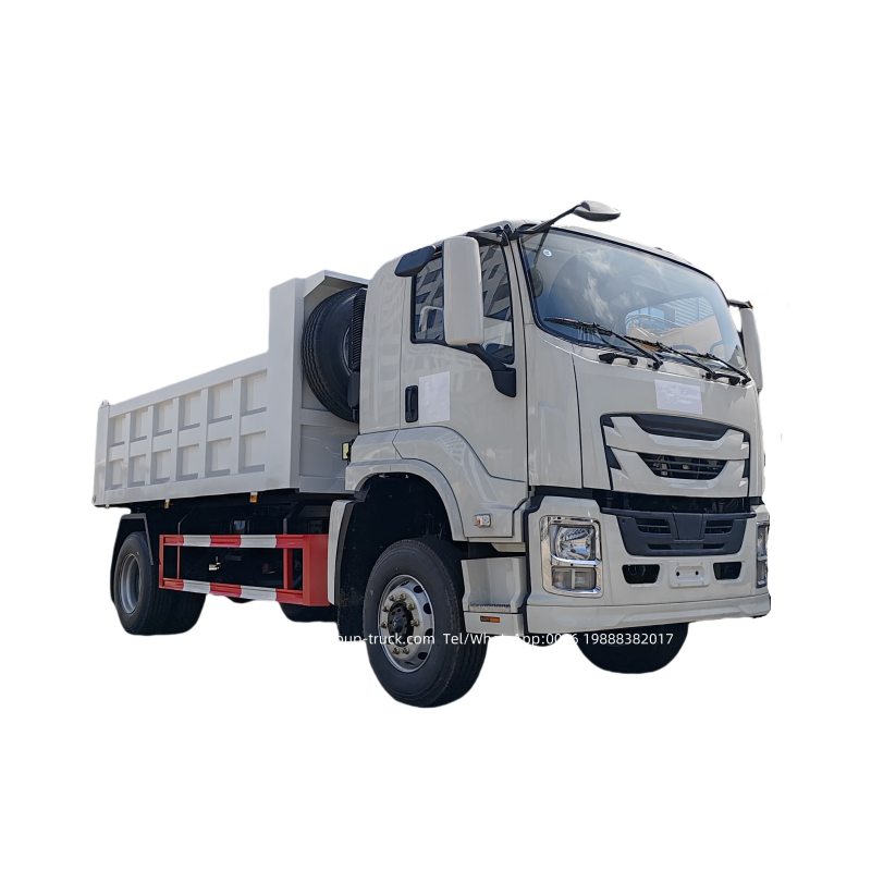 Isuzu sand transportation hydraulic dumper 12m3 15m3 6 wheeler tipper