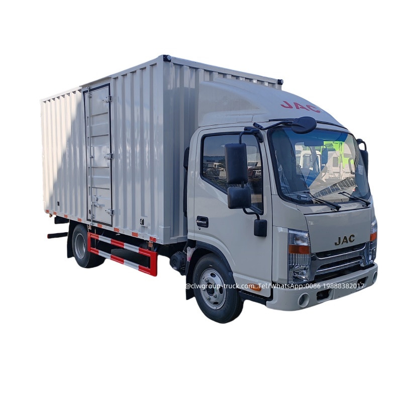 JAC carbon steel materil dry goods transportation moving van box truck