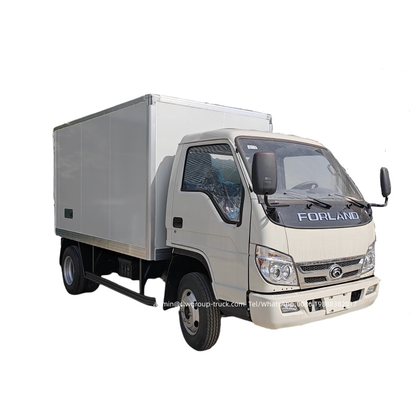 Foton forland 3tons 4tons closed box cargo van light duty truck