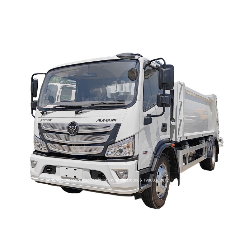 Foton 4X2 6 tons trash mobile waste collector compact garbage truck