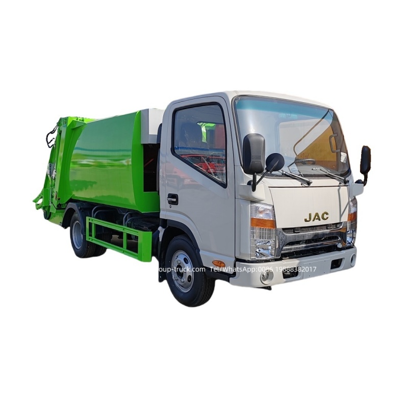 Jac mini 4m3 5tons mobile compacting waste management garbage truck