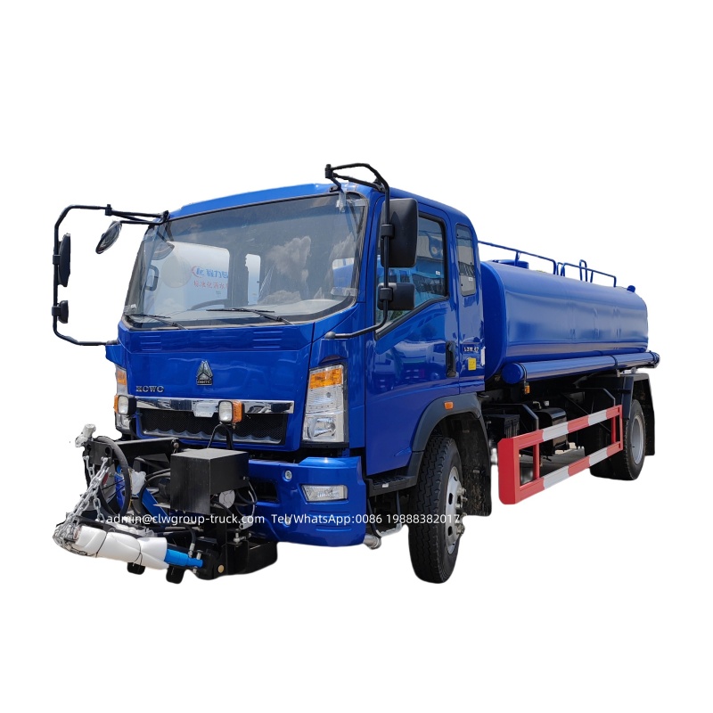 Sinotruk howo 6 wheeler 4x2 10cbm 12cbm 5000 gallon water tank truck