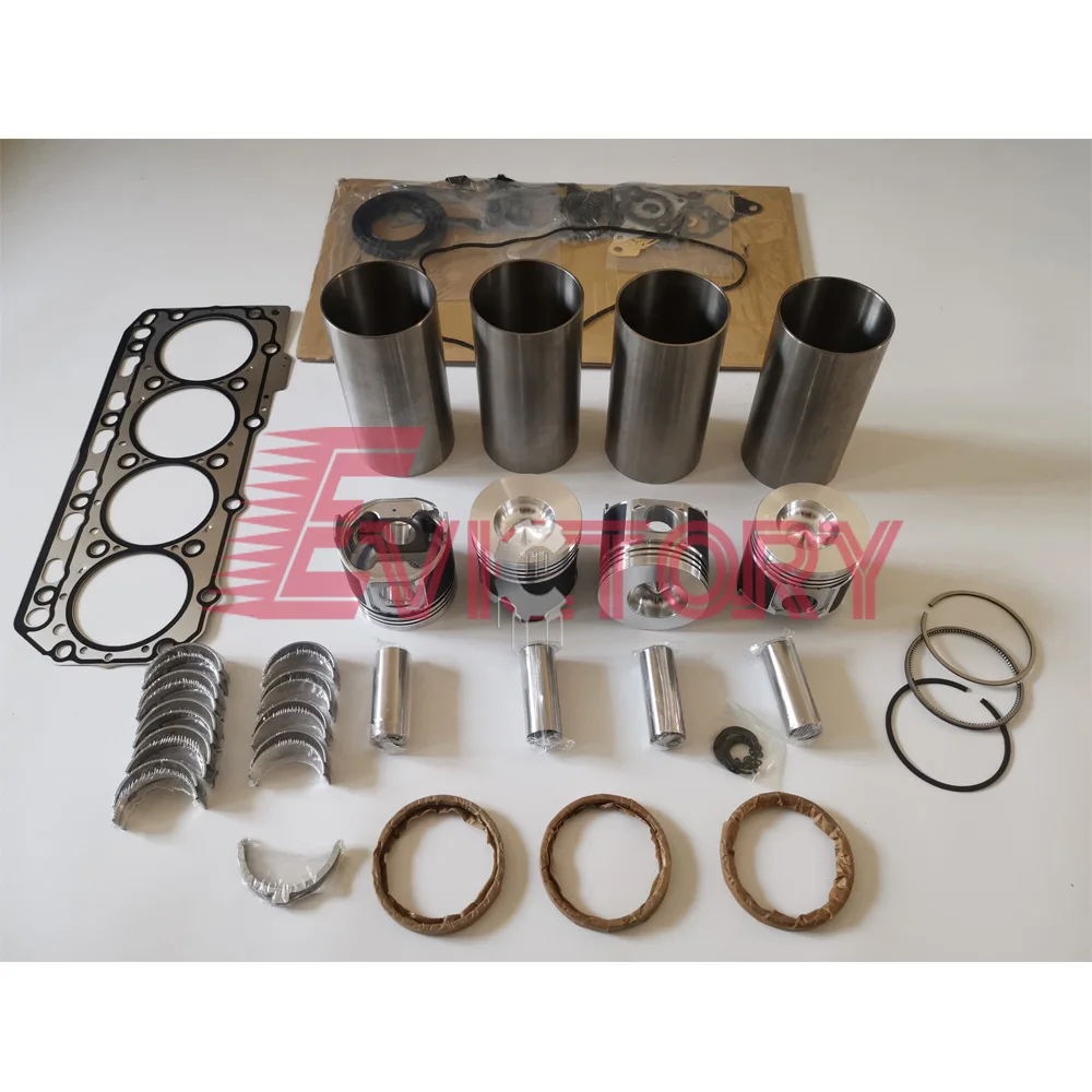 For YANMAR rebuild kit 4TN82 4TN82L piston ring liner gasket bearing ...