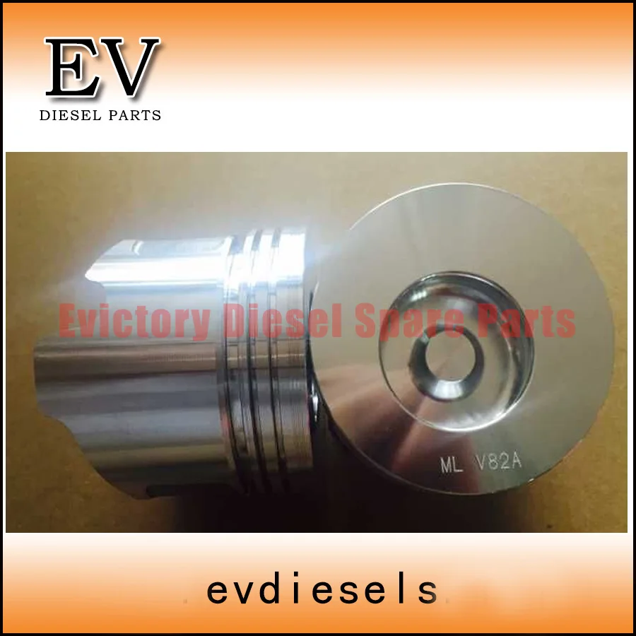 EV Yanmar 3TNV82 3TNV82A piston and piston ring set for Kobelco mini ...