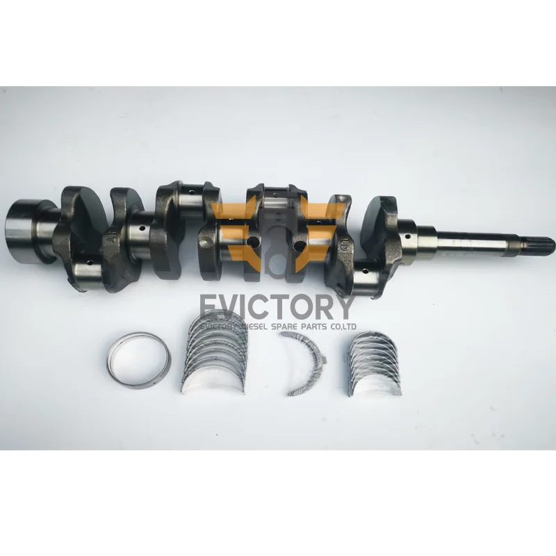 Steel V2403M V2403T V2403 V2403-DI-T crankshaft for Kubota EXCAVATOR with bearing,Crankshafts ...