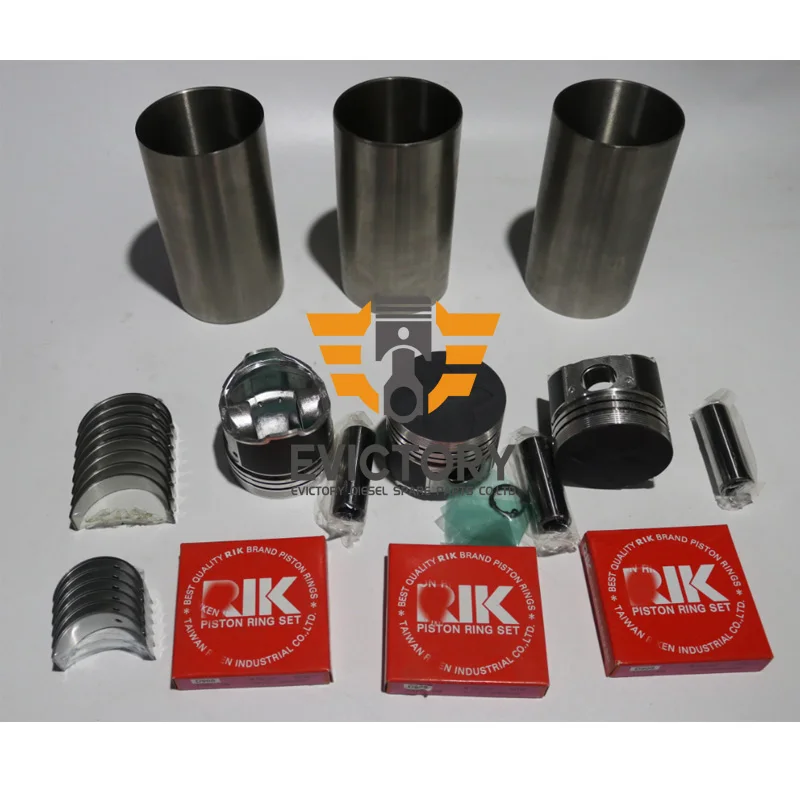 For Kubota D905 rebuild overhaul kit gasket bearing piston liner ring set,Pistons, Rings, Liners ...
