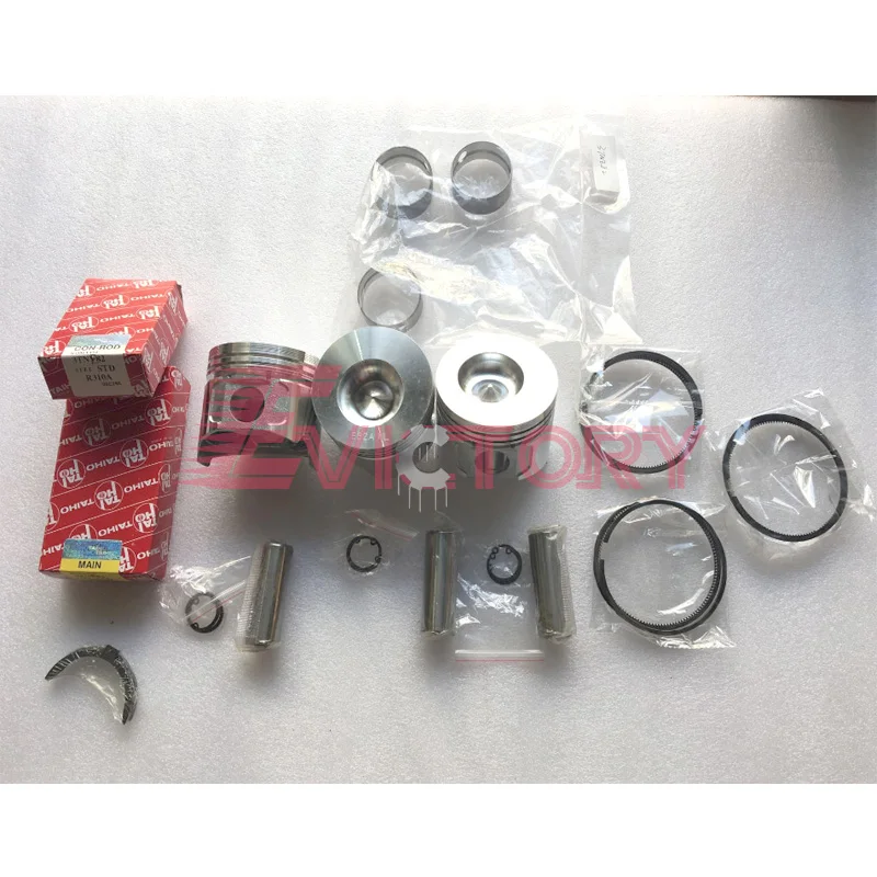 For YANMAR 3TNE82 3TNE82A overhaul kit piston ring gasket bearing water ...