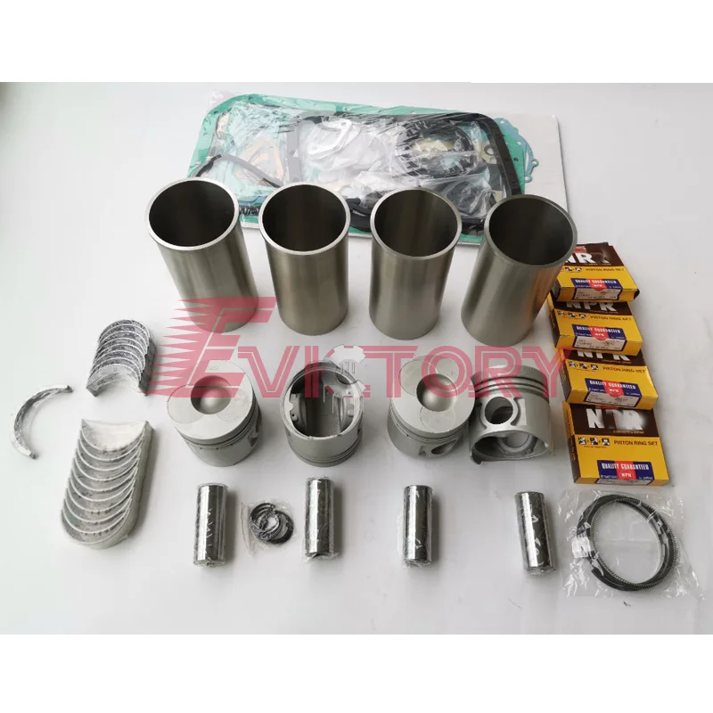 For daewoo DB33A DB33 overhaul rebuild kit piston ring liner valve ...