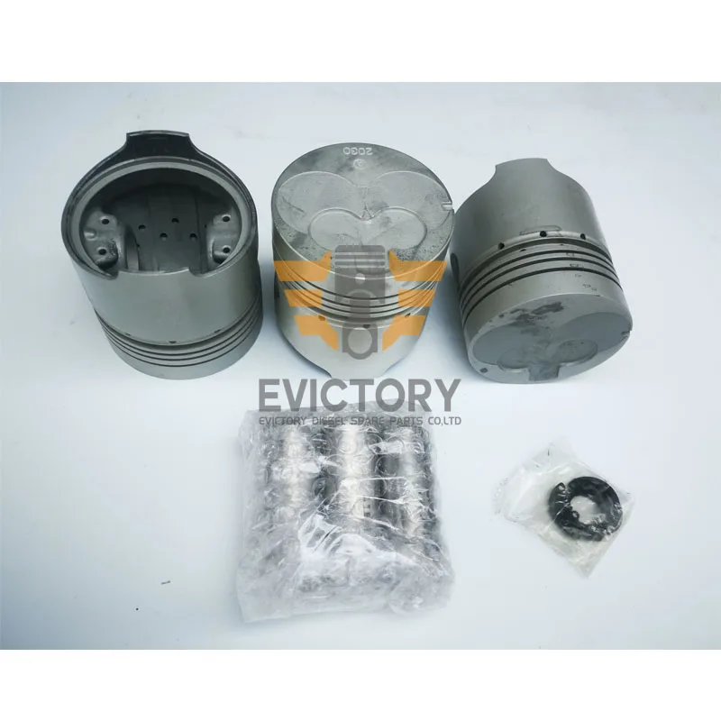 For ISUZU 3AB1 overhaul rebuild kit piston + ring cylinder head gasket ...