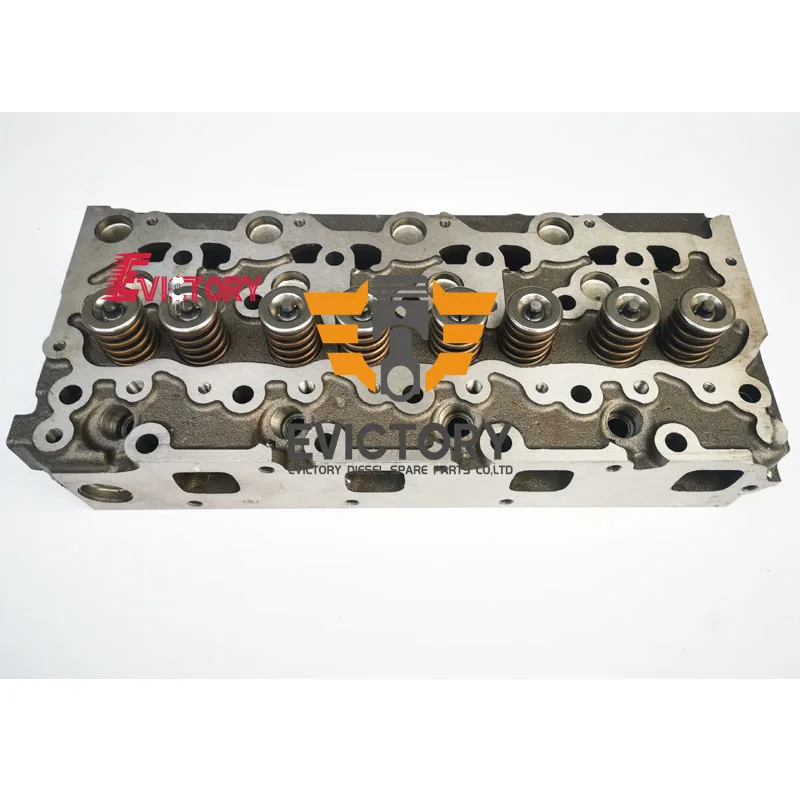 V1502 cylinder head complete with valve For Kubota Tractor Engine ...