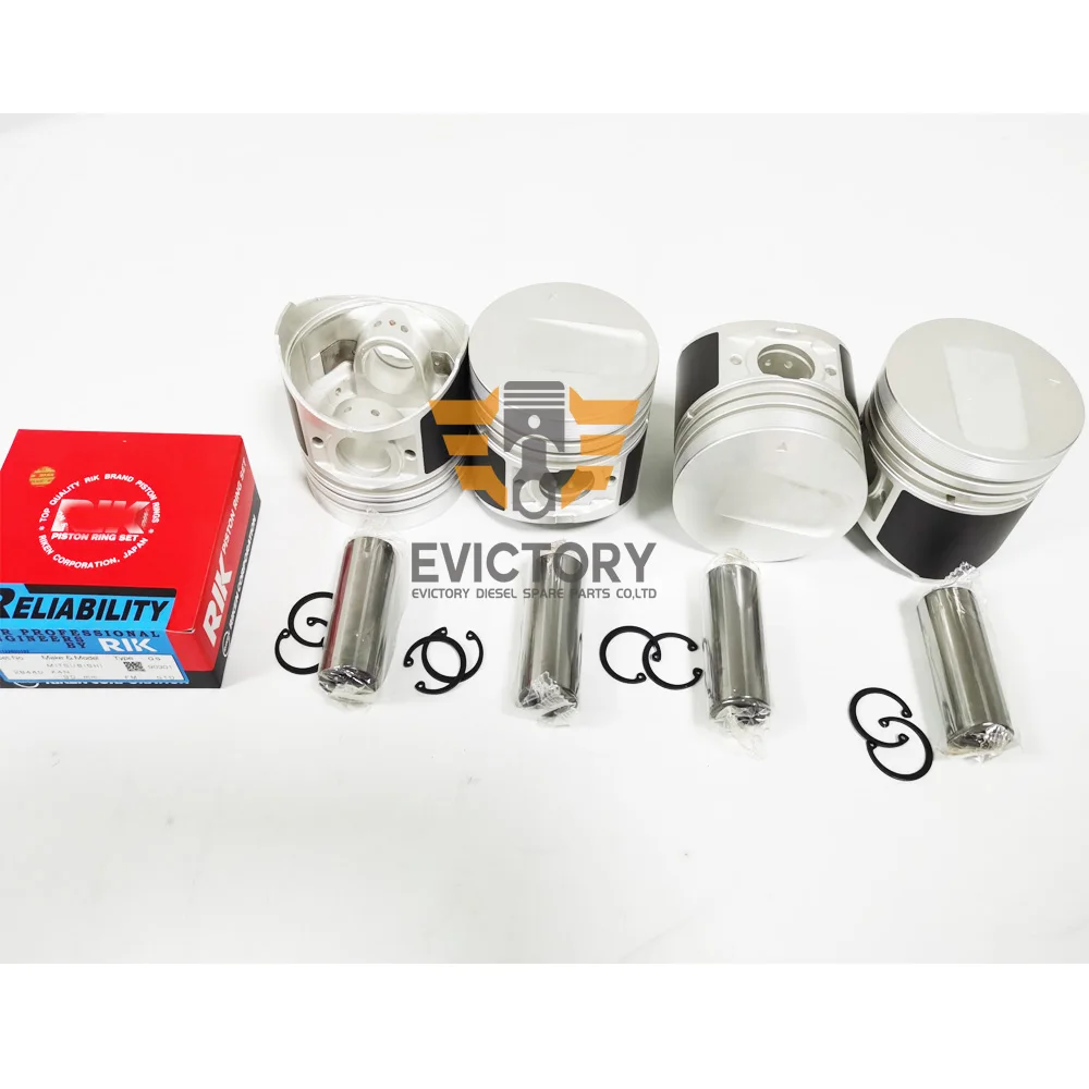 EV For Mitsubishi K4M rebuild kit piston ring + piston kit piston pin ...